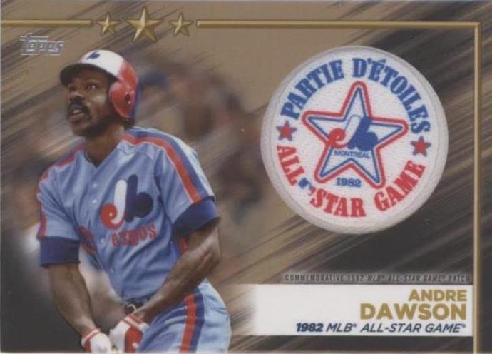 2022 Topps Series 2 - All-Star Alumni Commemorative Relics Andre Dawson ...