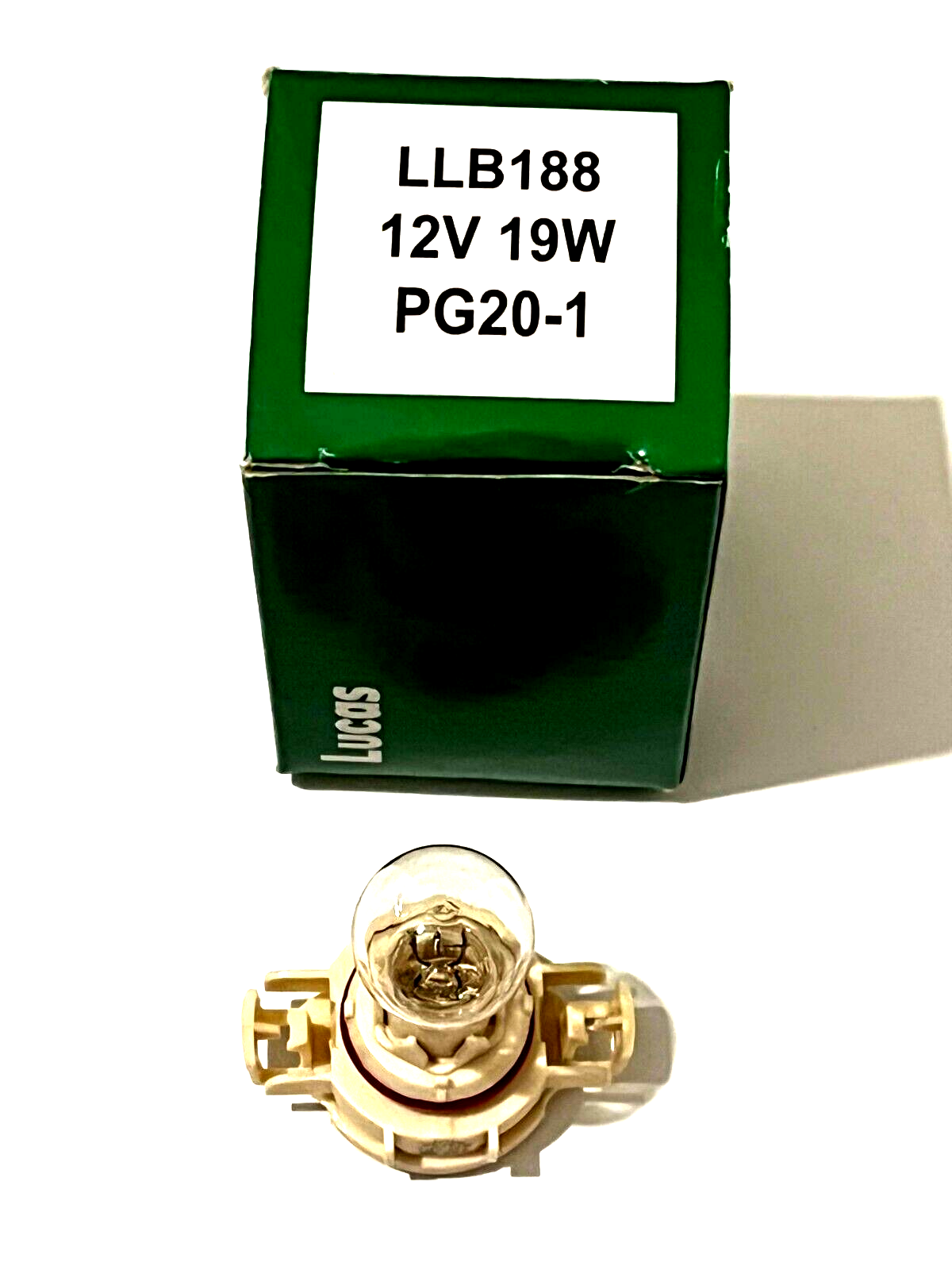 Lucas - 12v 19w PS19W PG20/1 - Light Bulb - Tail, DRL, Reverse, Fog ...
