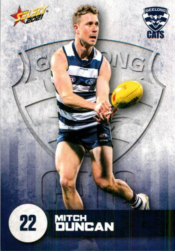 2021 GEELONG CATS AFL Card MITCH DUNCAN Footy Stars | eBay