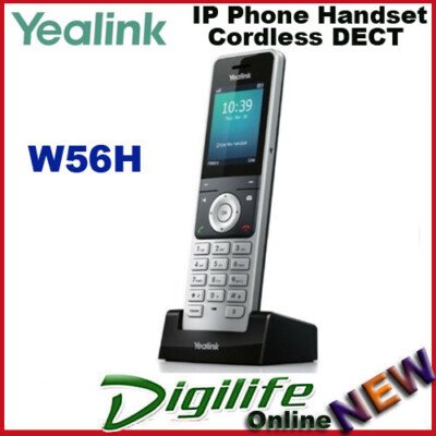 Yealink W56H Cordless DECT IP Phone Handset For use with W60P IPDECT ...