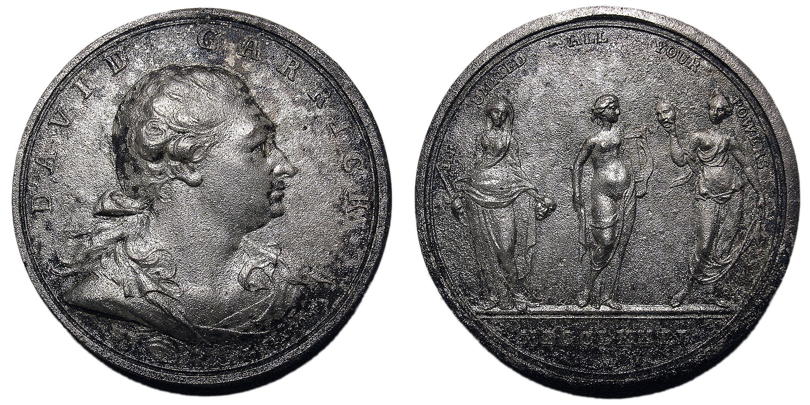 UK David Garrick 1772 medal by Pingo, XIX Century? | eBay