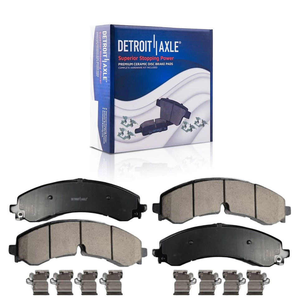Front Rear Drilled Brake Rotors Pads for 2020-2024 Silverado Sierra ...