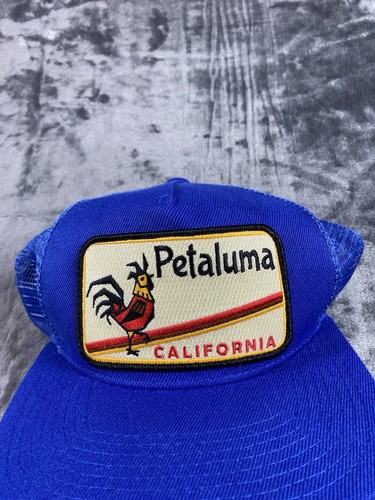 Bart Bridge Hat Petaluma Mens Blue All Size SnapBack Trucker Chicken Pocket | eBay