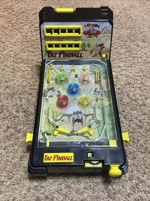 Vintage Tyco Warner Bros Tabletop Pinball Machine Looney Tunes Taz READ ...
