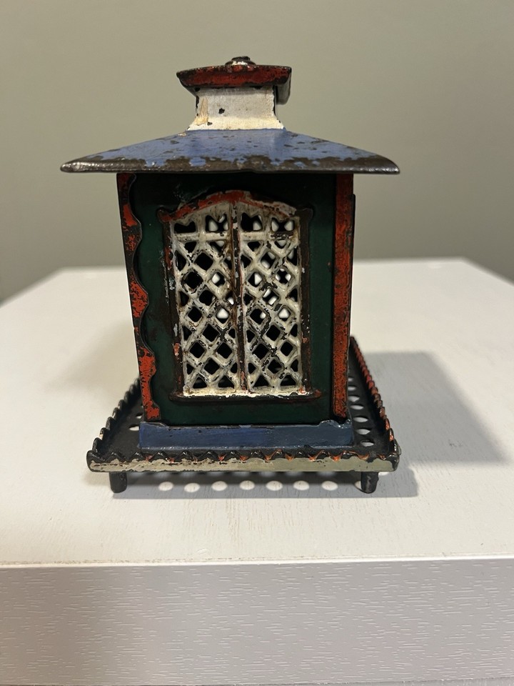 Moody And Sankey Hold The Fort Cast Iron Still Bank 1870 Rare Smith ...