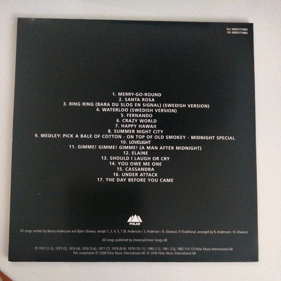 ABBA : The Albums CD Box Set 9 discs (2010) 8 original studio albums 1 ...