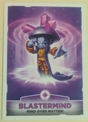 2014 Topps SKYLANDERS TRAP TEAM "BLASTERMIND" MIND OVER MATTER #33 CARD ...