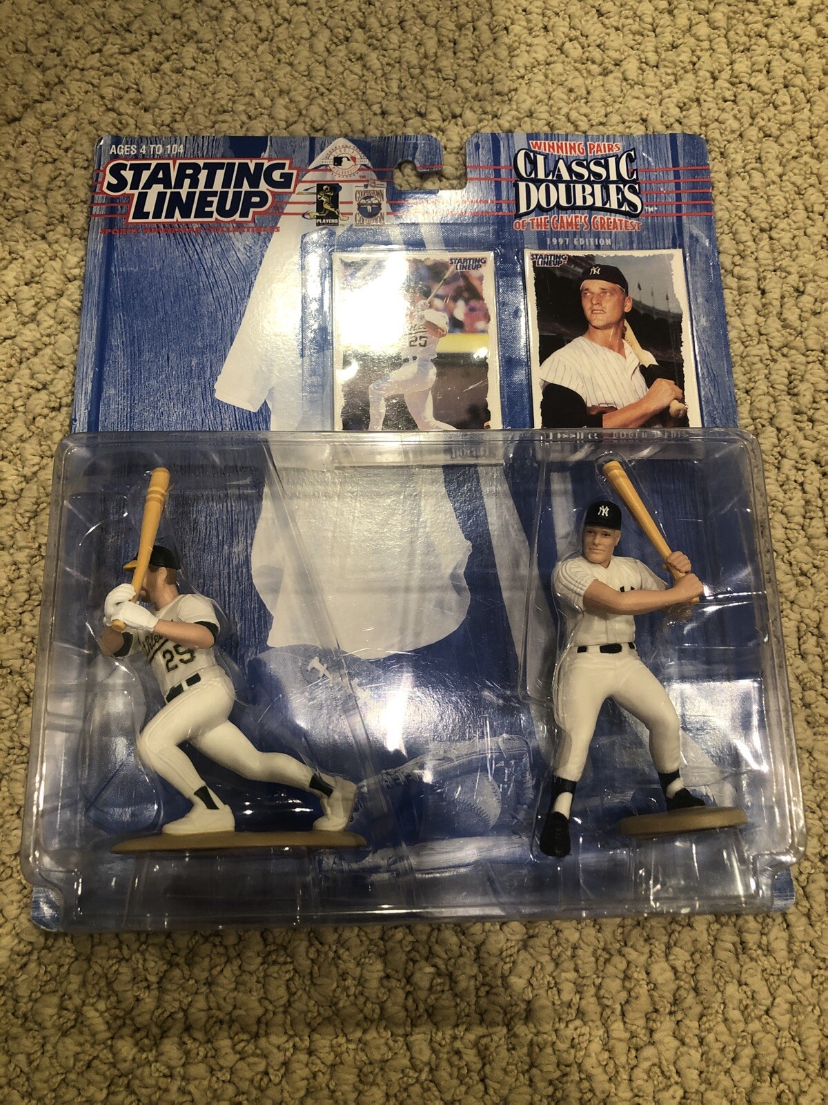New Starting Lineup Classic Double Action Figure Set Mark McGwire Roger ...