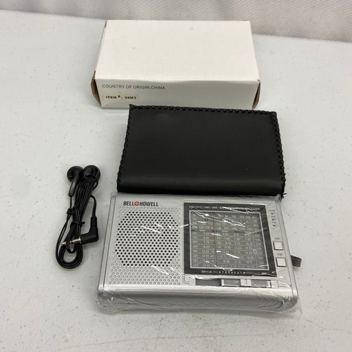 BRAND NEW! Bell+Howell FM/TV1/AIR/MW/SW1-8 Radio 12 Band Receiver 08M3 ...
