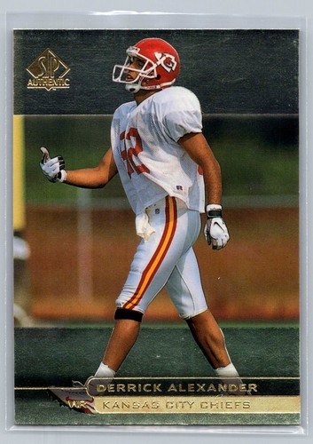 1998 UPPER DECK SP AUTHENTIC CARD # 81 Derrick Alexander - Kansas City ...
