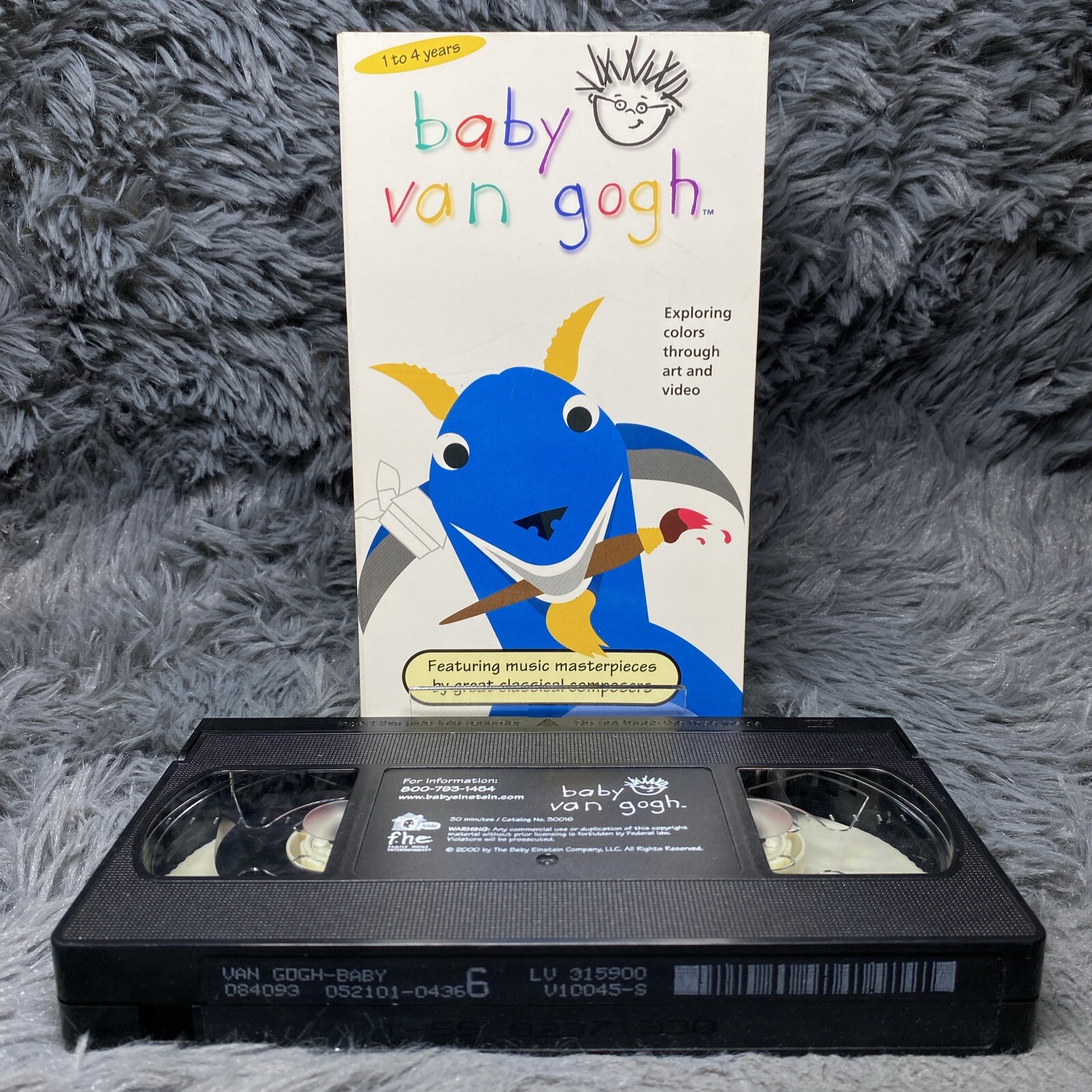 Baby Einstein Baby Van Gogh VHS Tape 2000 Educational Colors Art Kids ...