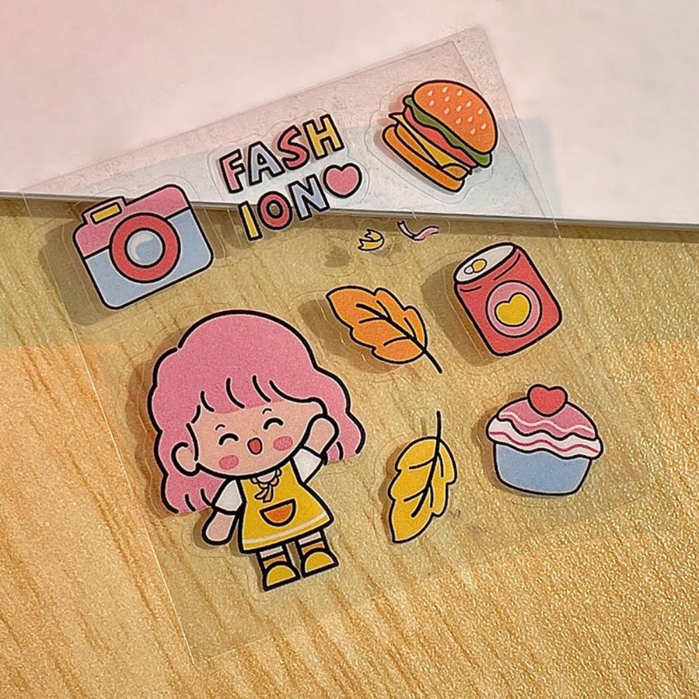 100pcs Cute Hand Account Stickers Non-repeating Pocket Stickers Set ...
