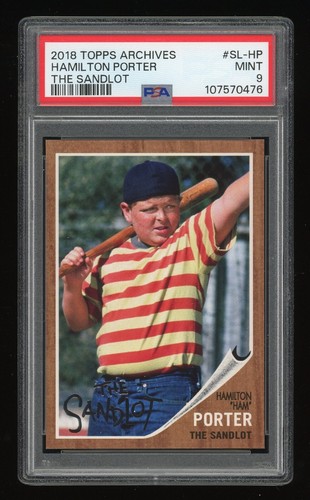 2018 Topps Archives The Sandlot Hamilton Porter "Ham" PSA 9 Mint #SL-HP | eBay