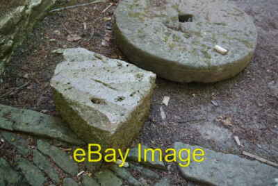 Photo 6x4 Millstones at Melin Bompren The complete wheel is probably a ...