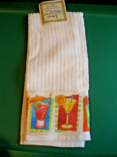 NEW Kay Dee Tropical Martinis Kitchen Towel (SU157) | eBay
