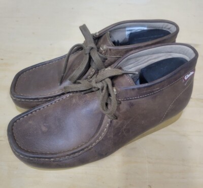 Clarks Mens Brown Chukka Boots - Stinson Hi Shoes Size 8 | eBay