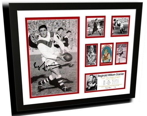 REG GASNIER NRL SIGNED LIMITED EDITION FRAMED MEMORABILIA | eBay Australia