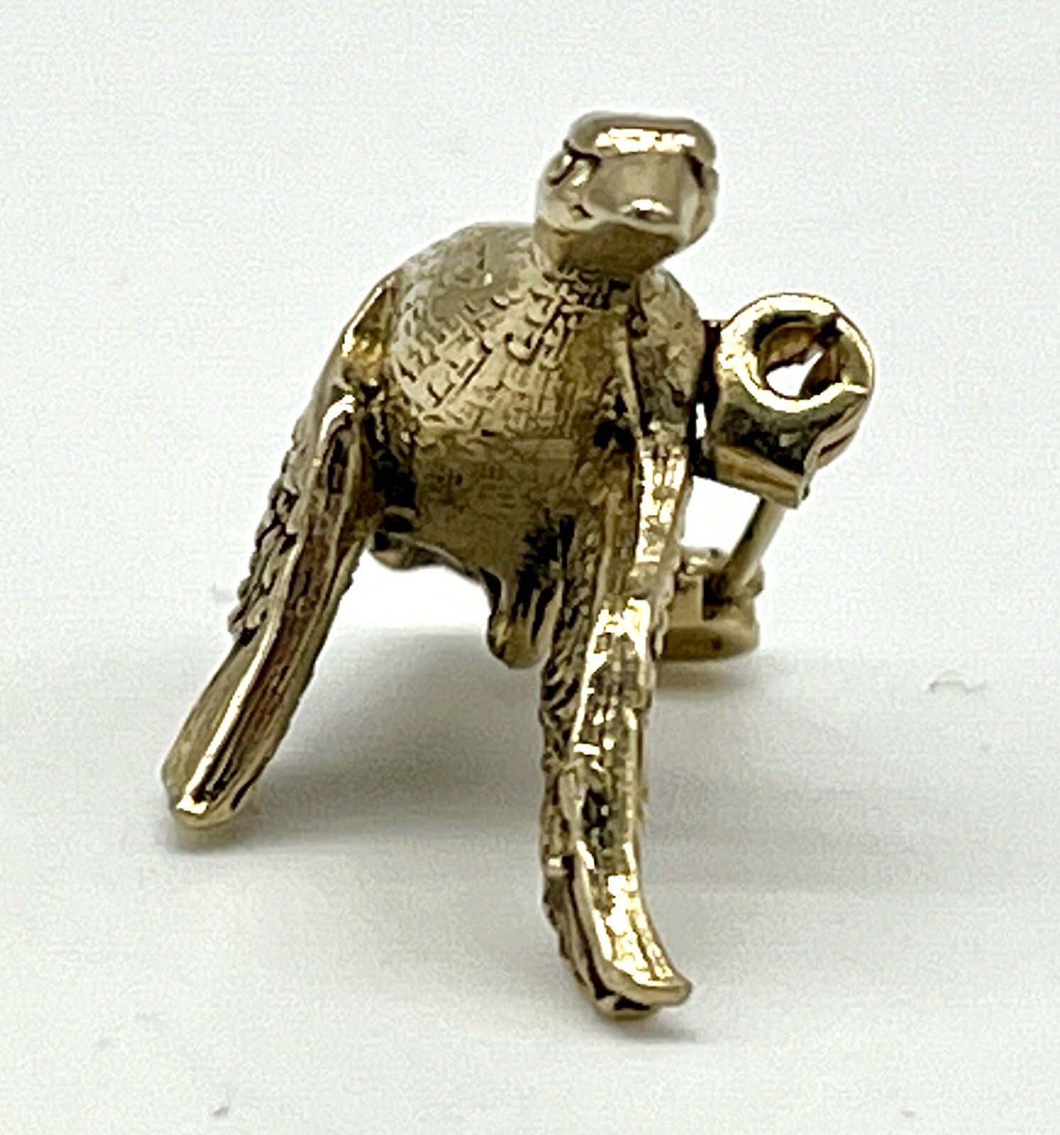 Small Vintage Goldtone Flying Duck Game Bird Lapel Pi… - Gem