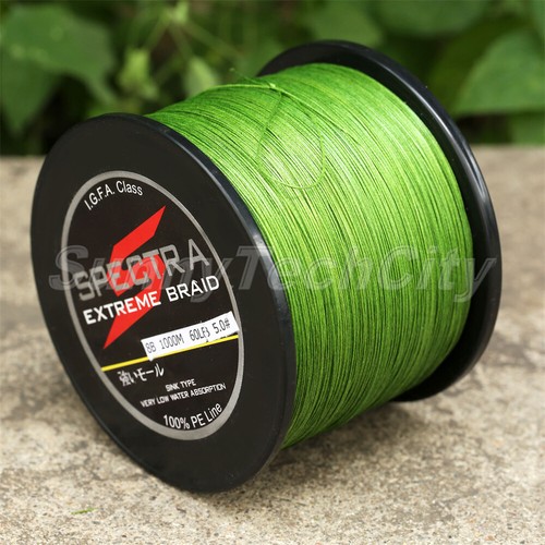8 Strand Braided Fishing Line Army Green 300/500/1000m 12LB-160LB ...