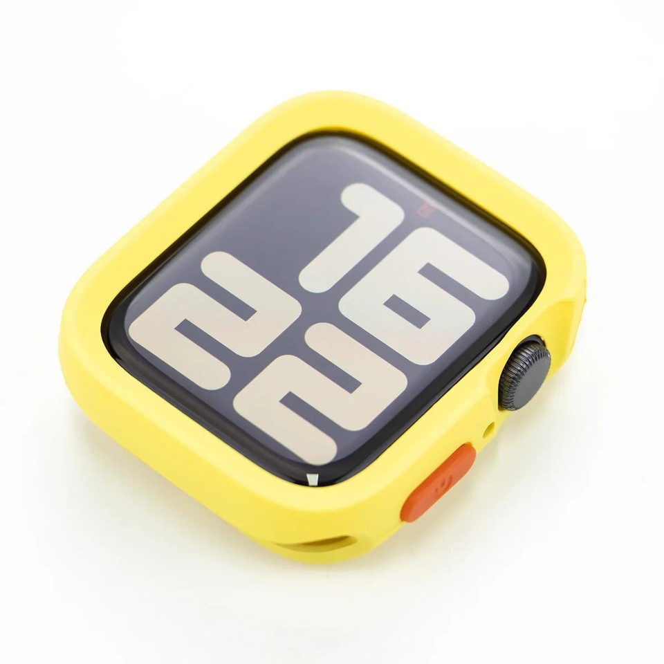 Soft Silicone Case For Apple Watch 9 8 7 6 SE 5 Sports Anti-drop Matte ...