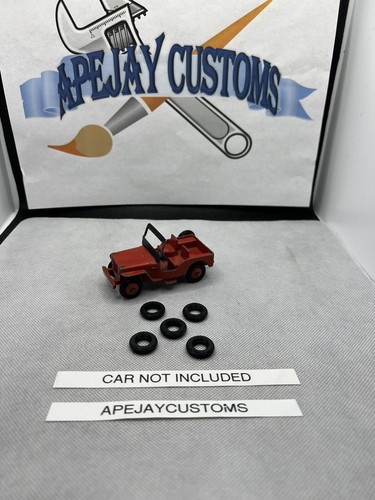 5 tires for Dinky Toys Red Jeep # 25Y/405 Meccano England | eBay
