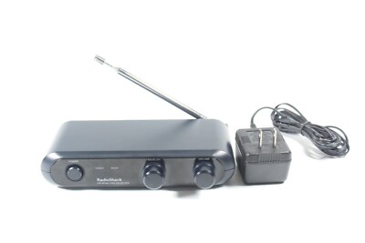 Radio Shack Wireless Microphone System RECEIVER ONLY 3201257 - NO MIC ...