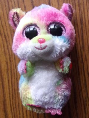 TY Beanie Boos "RODNEY" Pastel HAMSTER Stuffed Animal Plush Ty Silk 6 ...