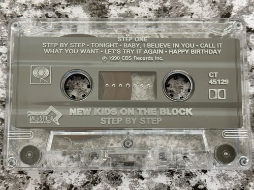 New Kids On The Block - Step By Step [Audio Cassette Tape 1990 Columbia ...