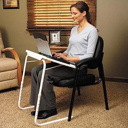 Adjustable Folding Table for TV, Dinner, Laptop, Travel Desk Table Mate ...