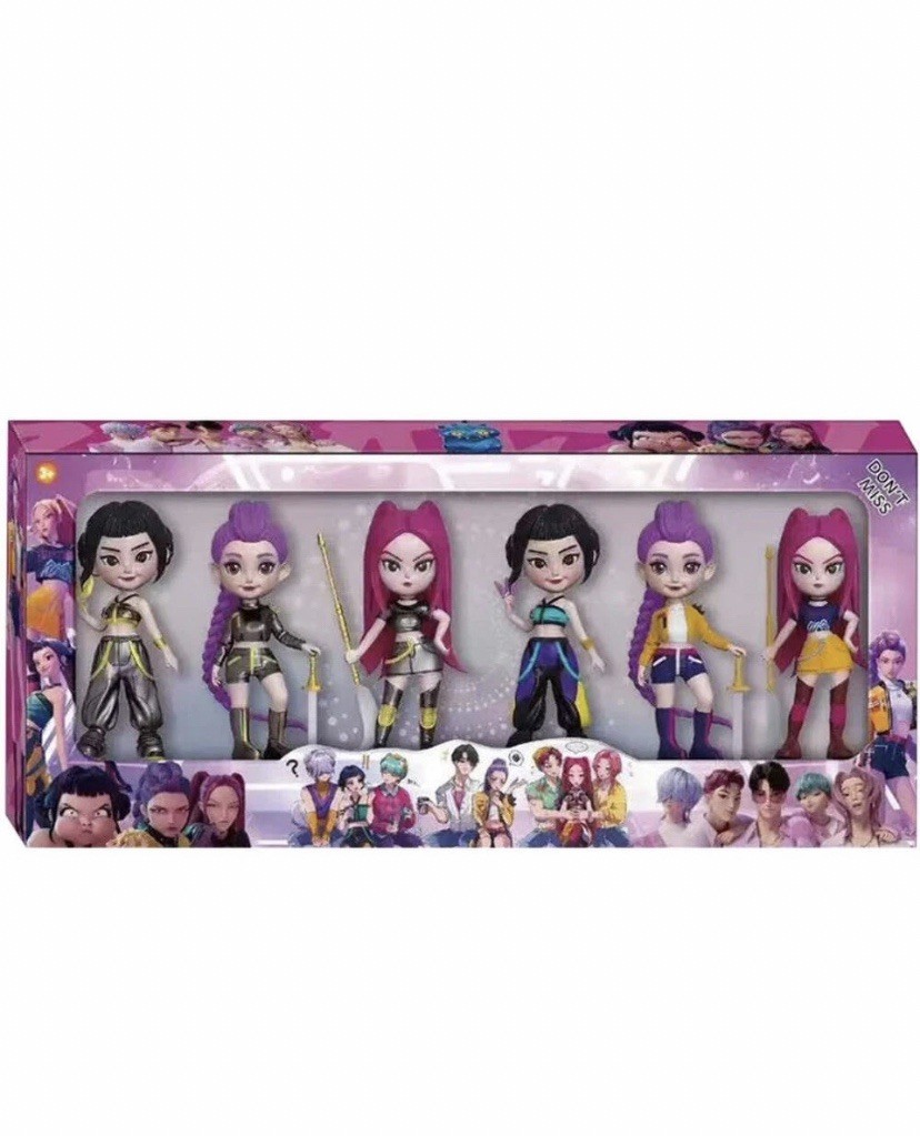 Kpop Demon Hunters Rumi Zoe Mira Toy Figures Dolls Huntrix Gifts Saja ...