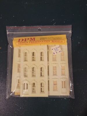 HO Scale Trains-Townhouse Flats 3 Fronts Building Model Kit DPM-114 ...