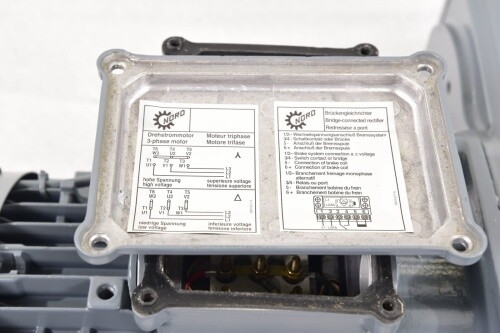 BELLHEIMER 320681.0, SK 2282AZ-100 L4 BRE40 SR TW WE, Getriebemotor, I ...