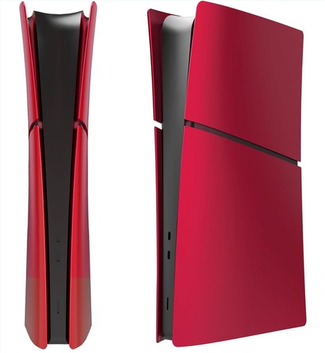 Volcanic Red PS5 Slim Faceplate Cover Plate Shell Digital Version ...