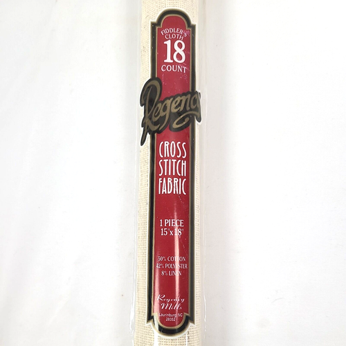 Regency Mills Cross Stitch Fabric 15" x 18" - 18 Count OATMEAL Beige ...
