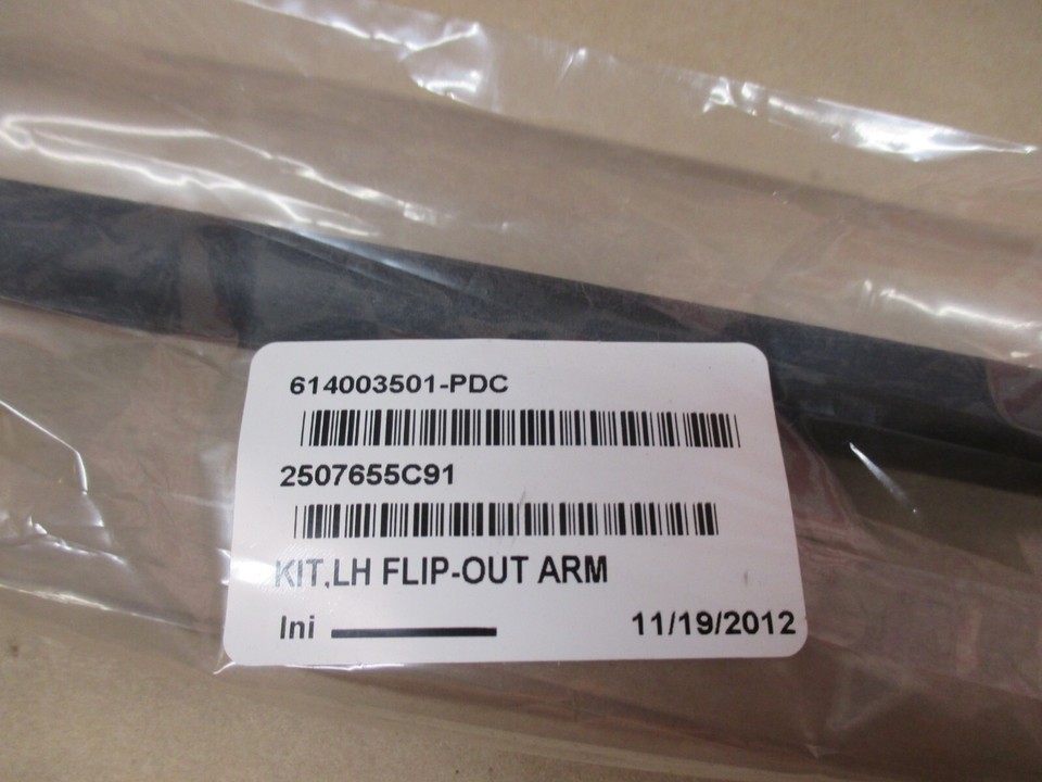 INTERNATIONAL 2507655C91 LH MIRROR FLIP OUT ARM BRACKET OEM TRUCK PARTS ...