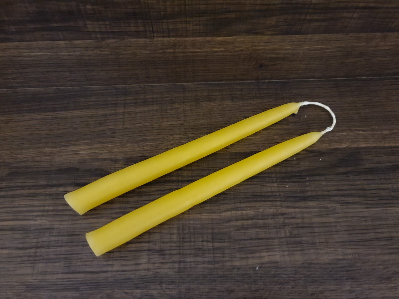Bee Cabana Rustic Beeswax candles 4 in yellow hand dipped taper 6 pack ...