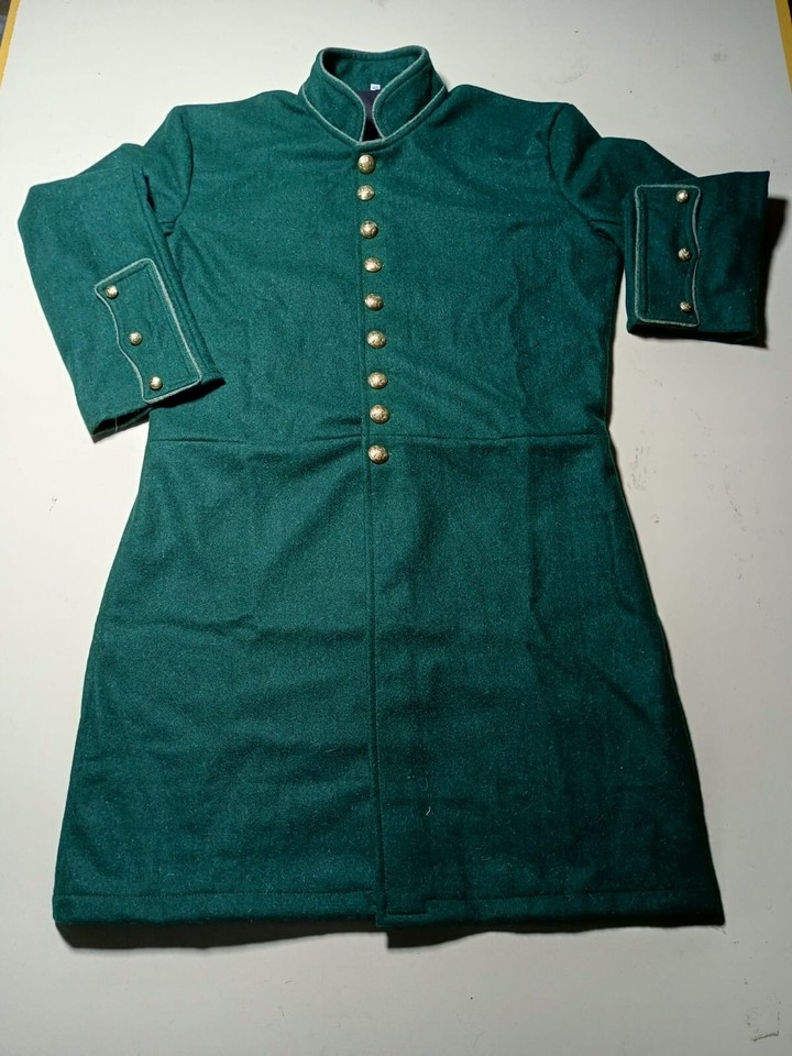 Civil War CS Frock Coat Green Color Federal Officer's Uniform | eBay