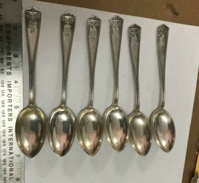 Set of 6 Sterling Silver Spoons | eBay