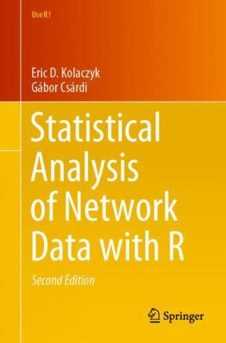 Statistical Analysis of Network Data With R, Paperback by Kolaczyk ...