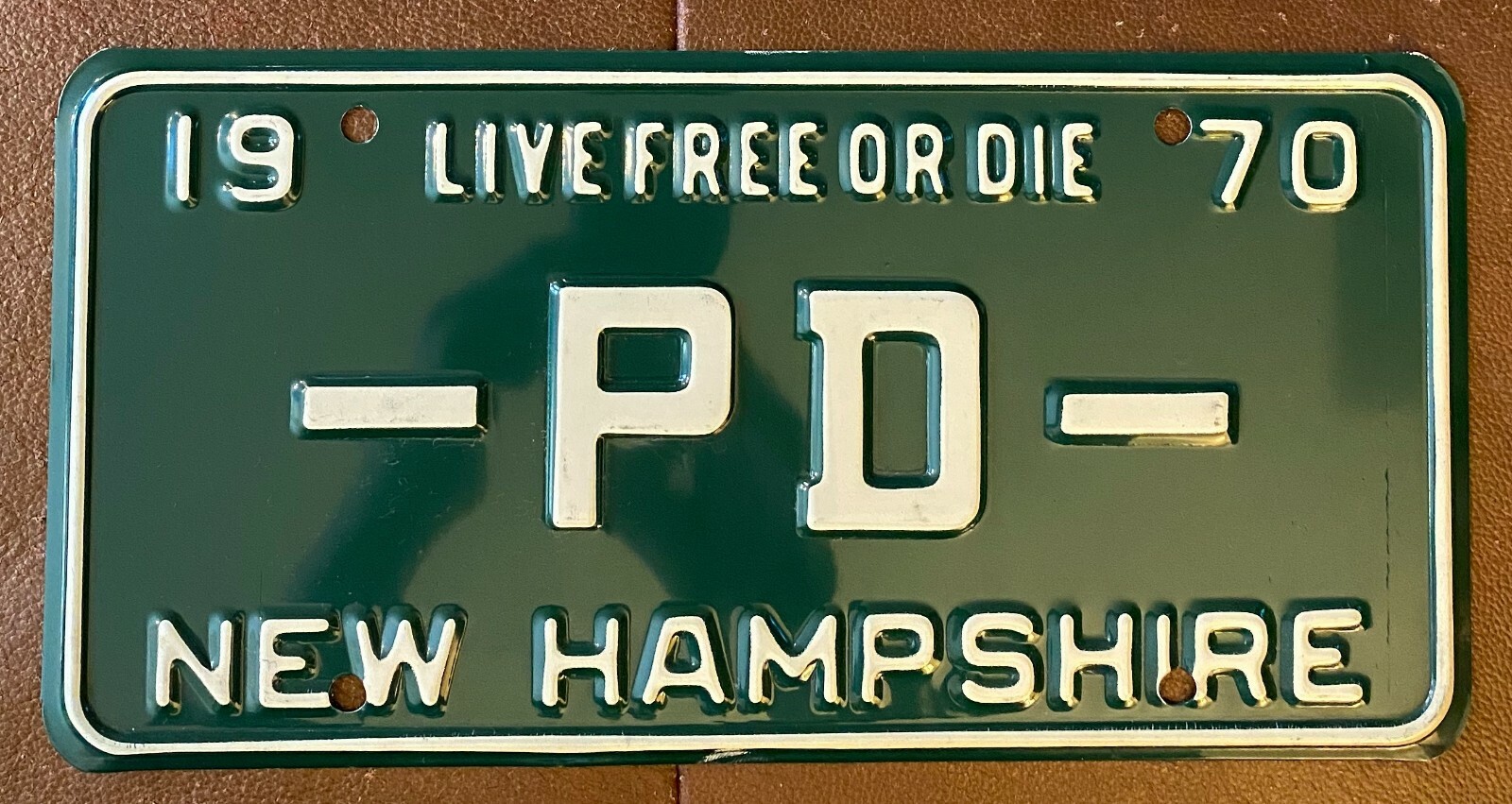 New Hampshire VANITY License Plate - PD - | eBay