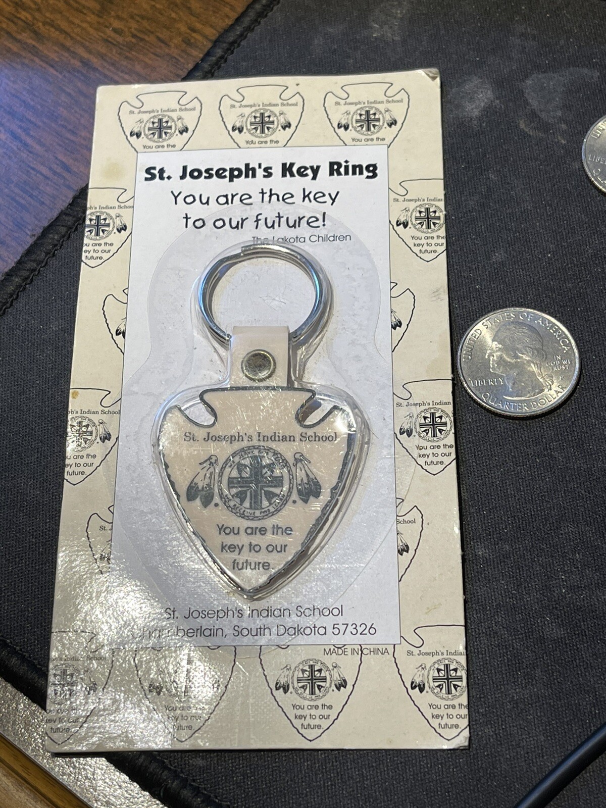 St. Joseph’s Indian School KEYRING FOB KEYCHAIN LAKOTA PEOPLE | eBay