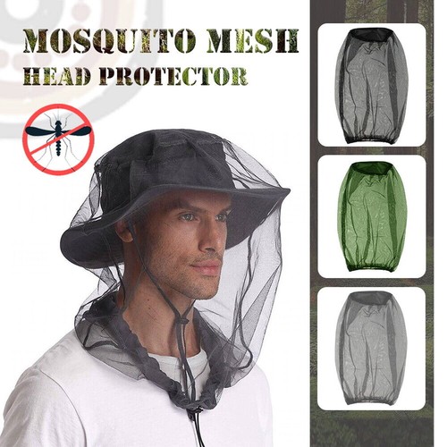 MOSQUITO FLY HEAD NET MESH HAT BEE INSECT BUG MOZZIE PROTECTOR OUTDOOR FISHING | eBay Australia
