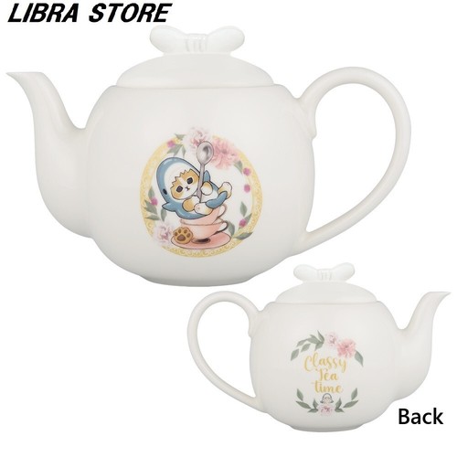 RARE Mofusand Classy Tea Time Kuji Shark Cat Teapot 10cm 4" EXPRESS ...