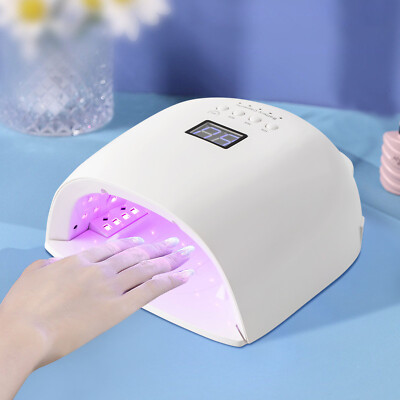 86W Cordless Professional Nail Gel Dryer Rechargeable LED UV Nail Lamp ...