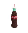 Coca Cola Bottle Beaded Glitter Resin Ornament 4" Christmas Kurt Adler ...