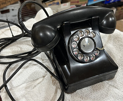 1946 Western Electric model 302 telephone, box- 9", tested 11-29-24 ...