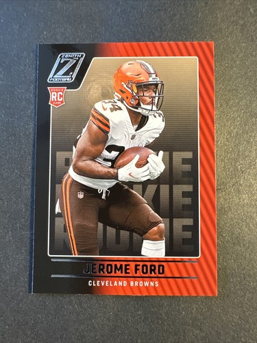 2022 Panini Zenith Rookie Card RC #180 Jerome Ford Cleveland Browns | eBay