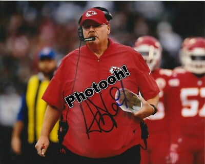 Andy Reid (Chiefs) 8x10 Celebrity Photo - Autograph REPRINT (RP) MDC ...