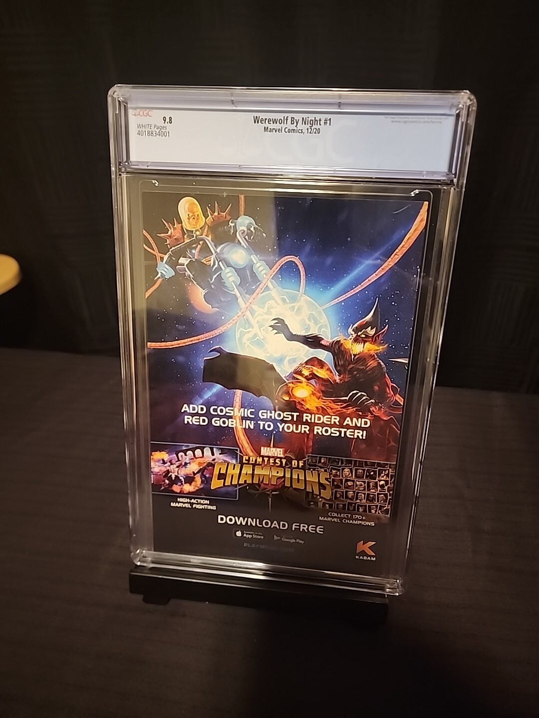 WEREWOLF BY NIGHT #1 CGC 9.8 NM WP 1ST APP JAKE GOMEZ MARVEL COMICS ...