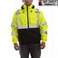 Hi-Vis Insulated Safety Bomber Reflective Jacket ROAD WORK HIGH ...